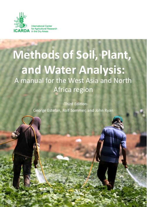 Methods of Soil, Plant, and Water Analysis: A manual for the West Asia ...